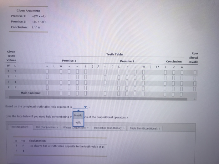 Solved Exercise 3 (6.3-6.4) 1. Fill in the truth table by | Chegg.com