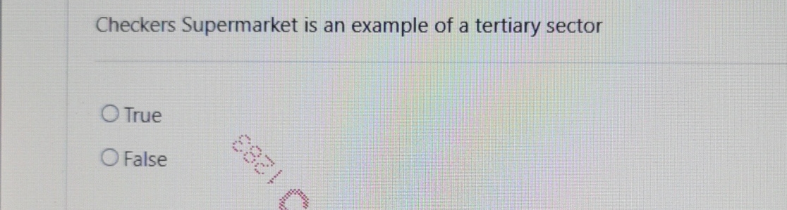 Solved Checkers Supermarket is an example of a tertiary | Chegg.com
