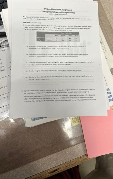 Solved 20 207 9-7608 A 73 2159 -8600 6:00 pm 777- Written | Chegg.com