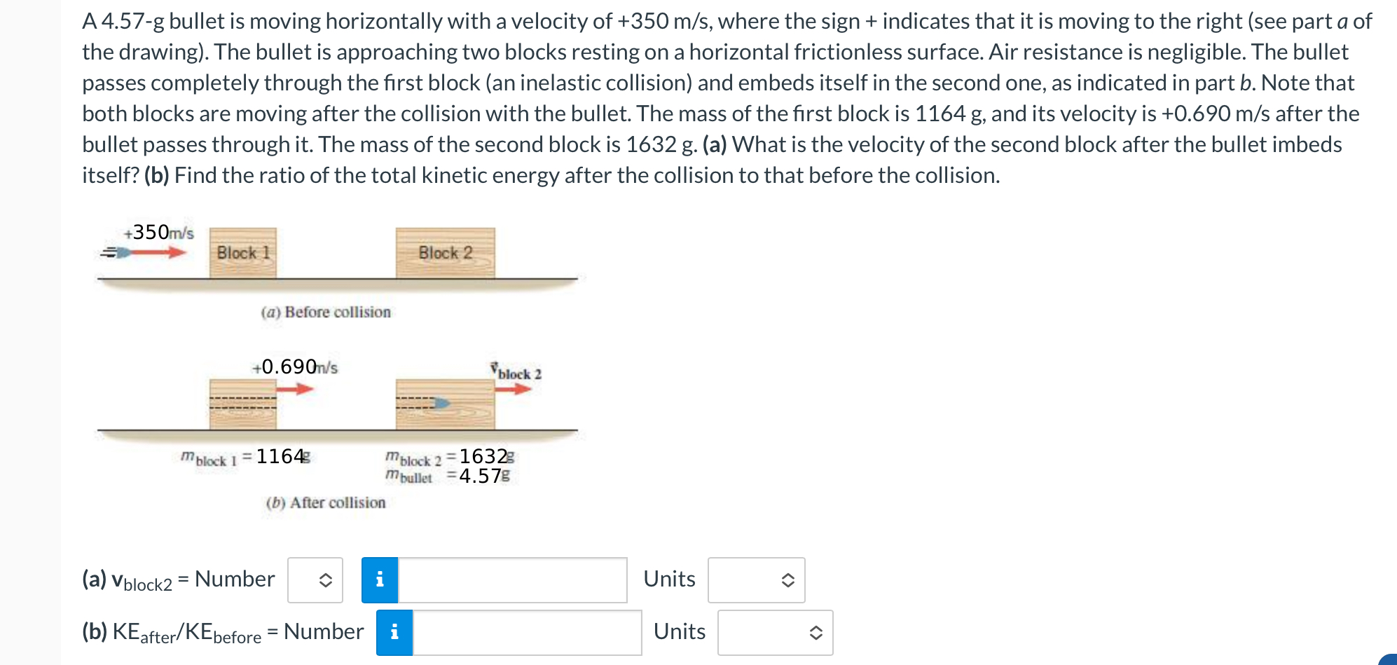 Solved A 4.57-g ﻿bullet is moving horizontally with a | Chegg.com