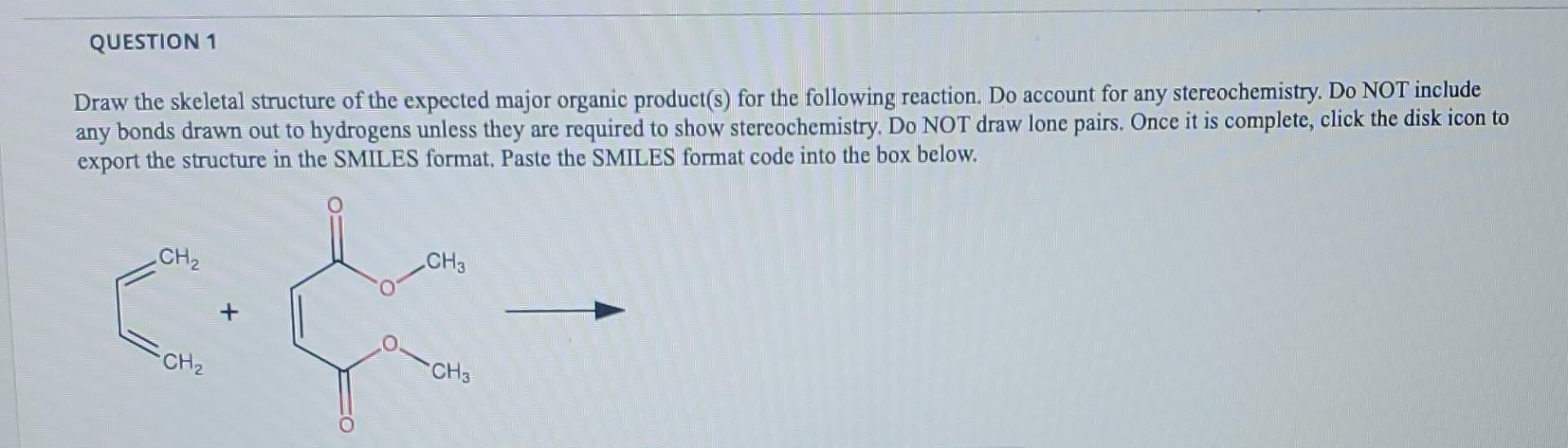 Solved Draw the skeletal structure of the expected major | Chegg.com