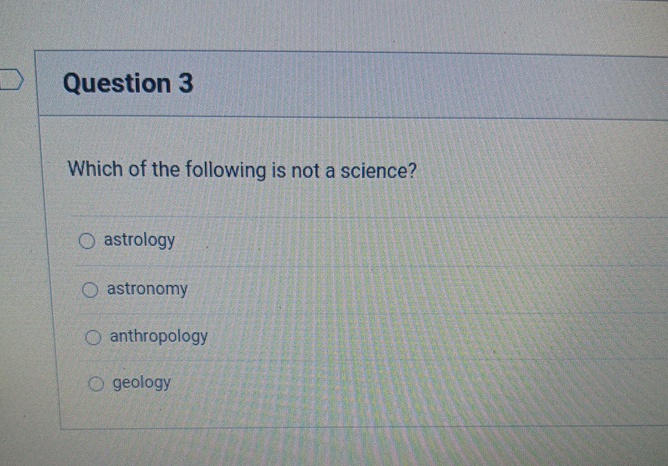 Solved Question 3Which of the following is not a | Chegg.com