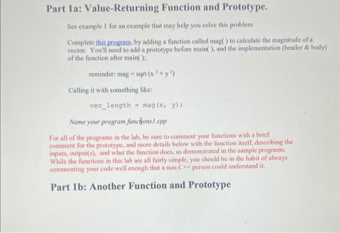 Solved See example I for an example that may help you solve | Chegg.com