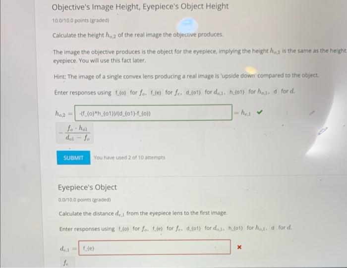 Solved The ray tracing diagram below shows how two convex | Chegg.com