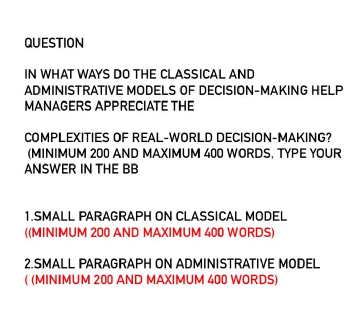 Solved (Answer must be in 200-400 words)*Please do not copy | Chegg.com