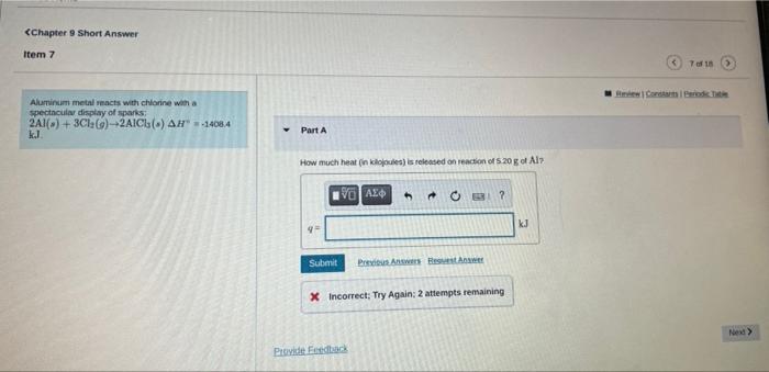Solved Provide Feedback | Chegg.com