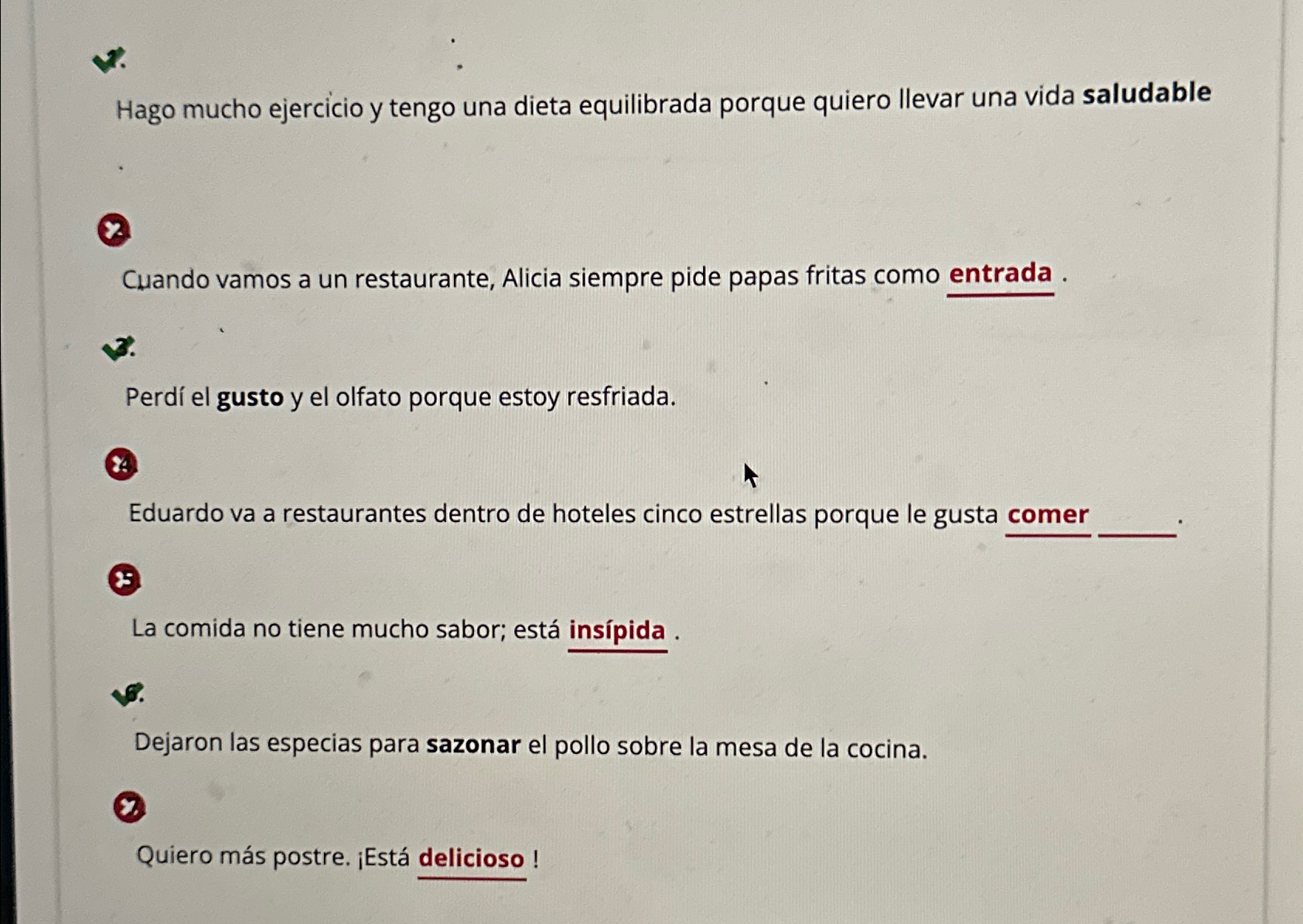 Hago mucho ejercicio y tengo una dieta equilibrada | Chegg.com