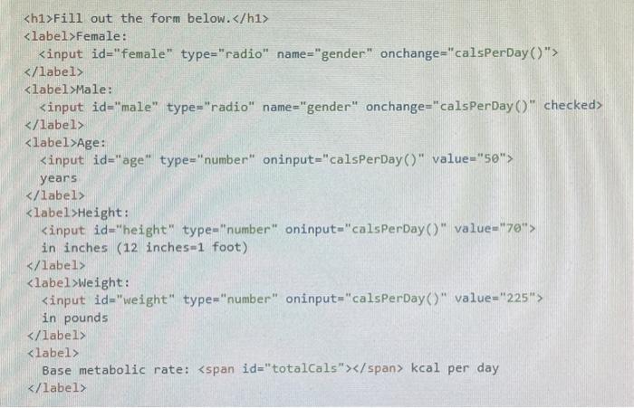 Solved i need a index.html page scrip.js page and styles.css | Chegg.com