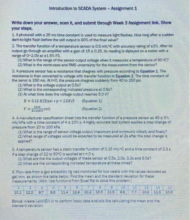 Solved 2. The transfer function of a temperature sensor is | Chegg.com