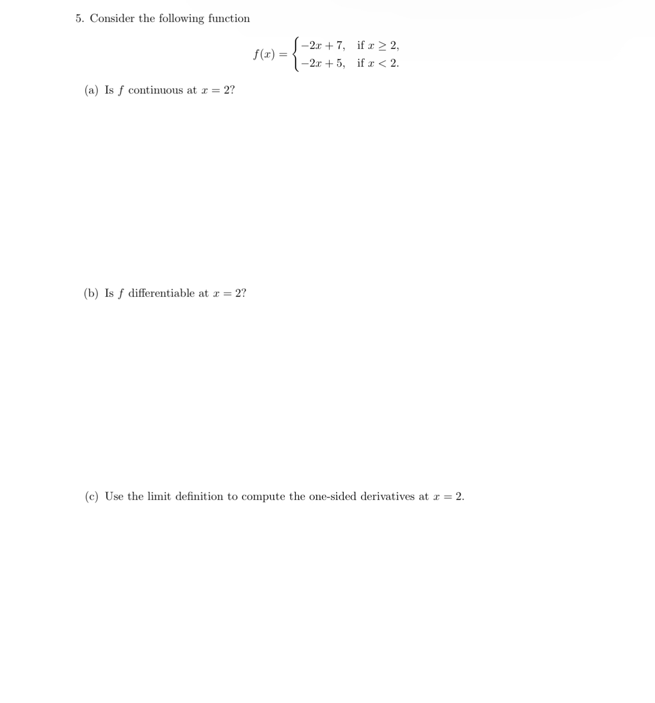 Solved Consider the following | Chegg.com