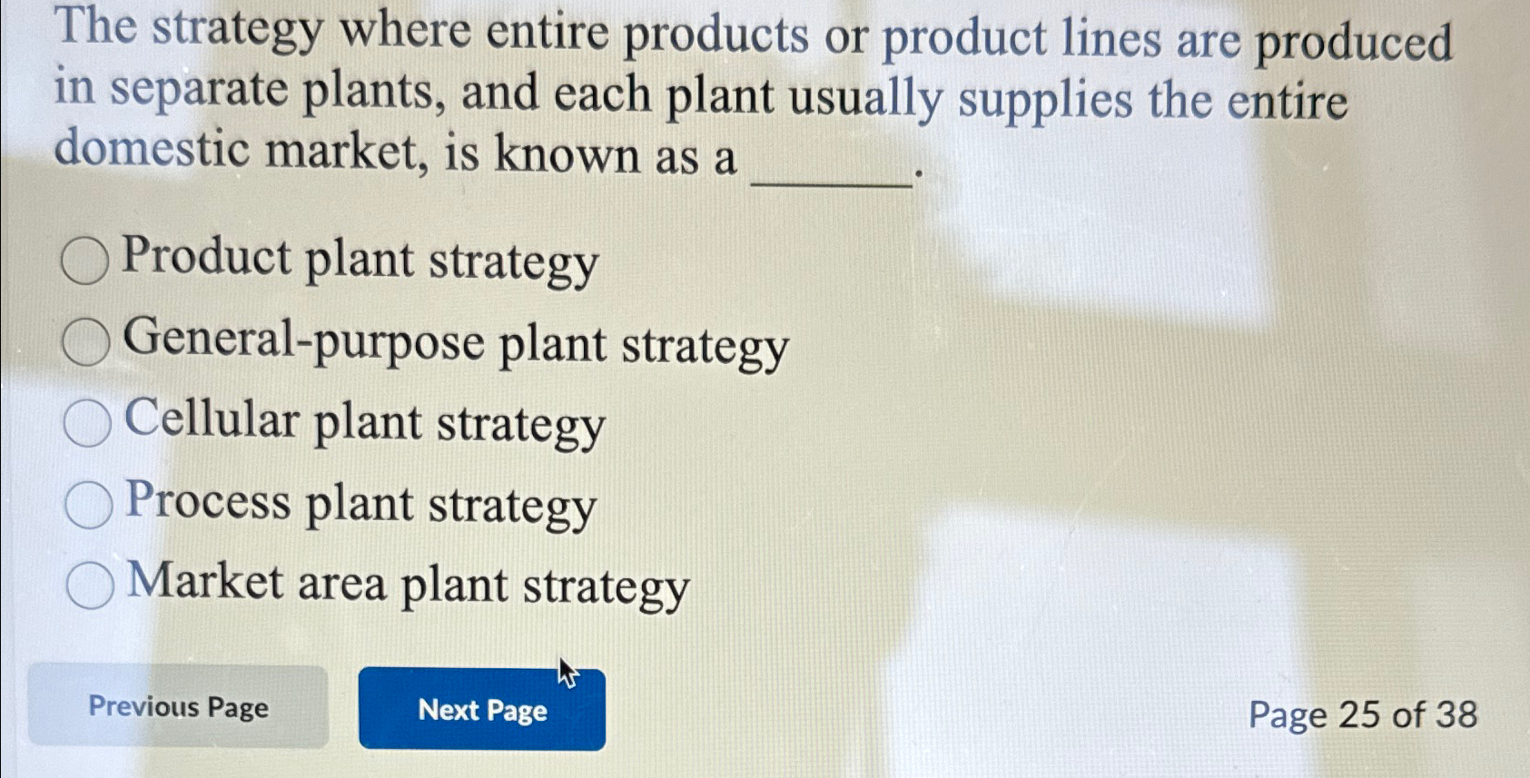 Solved The strategy where entire products or product lines | Chegg.com