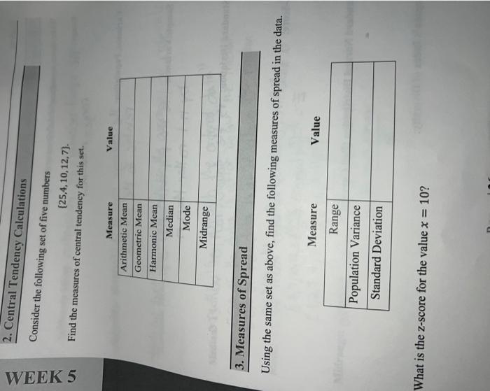 Solved Using the same set as above, find the following | Chegg.com
