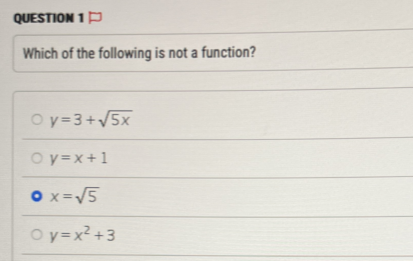 Solved QUESTION 1Which of the following is not a | Chegg.com