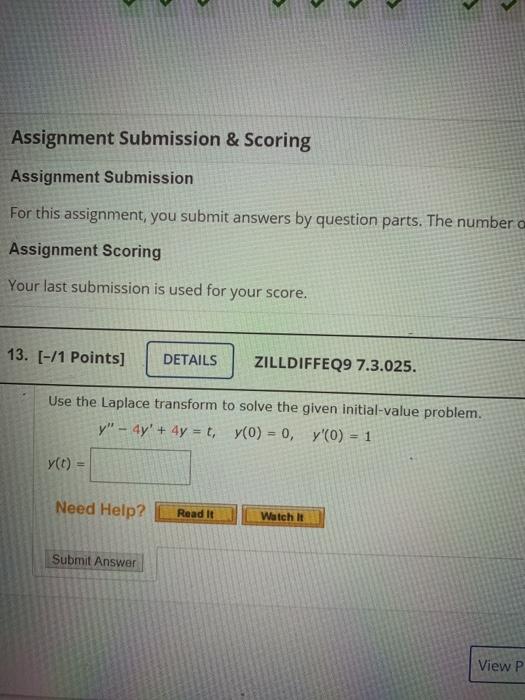 Solved Assignment Submission & Scoring Assignment Submission | Chegg.com