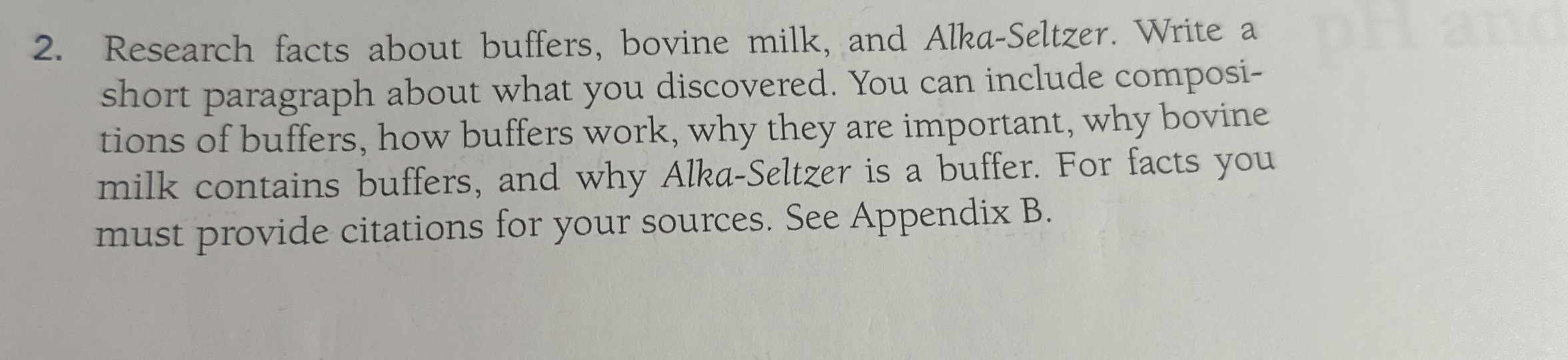 Solved Research facts about buffers, bovine milk, and | Chegg.com