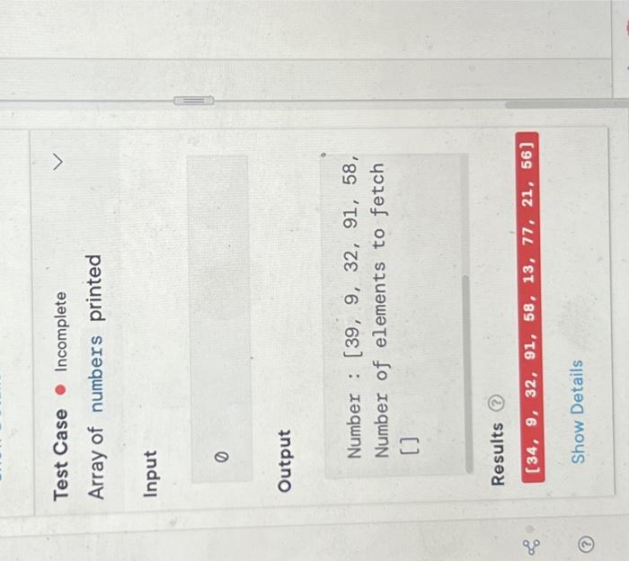 Solved Write a program that fetches the first count amount | Chegg.com