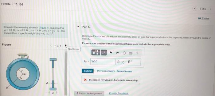 Solved Consiber the assembly strown in (Figure t). Suppose | Chegg.com