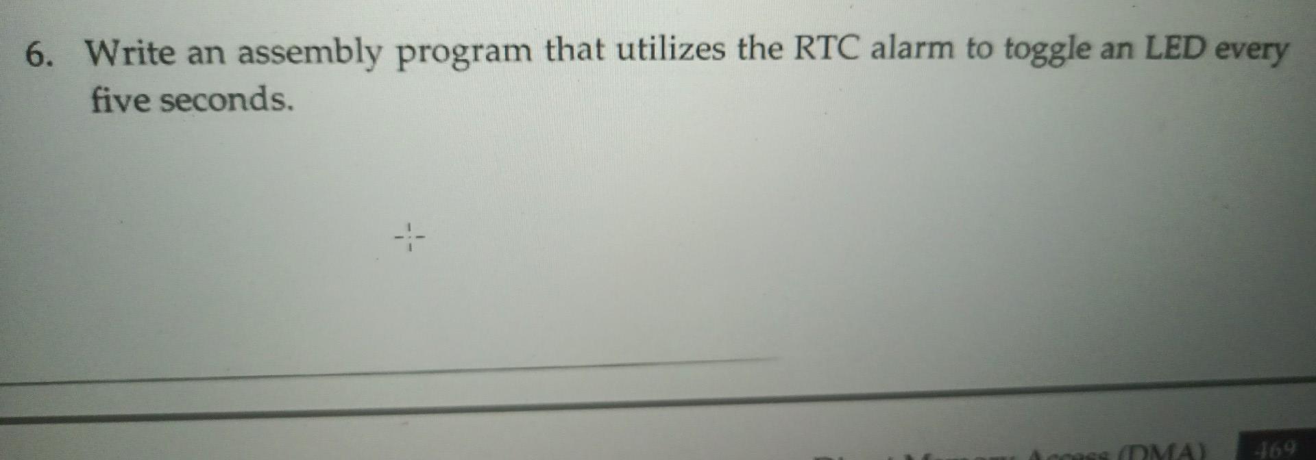 Solved write a C program that utilizes the RTC alarm to | Chegg.com