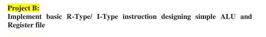 Solved Project B: Implement basic R-Type/ I-Type instruction | Chegg.com