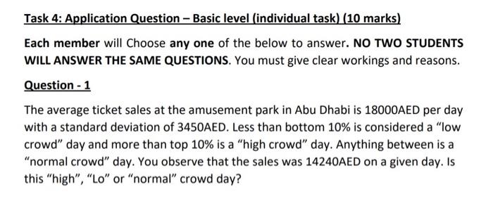 Solved Task 4 Application Question Basic Level 8954