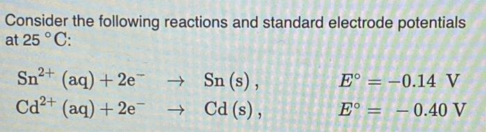 Solved Consider the following reactions and standard | Chegg.com