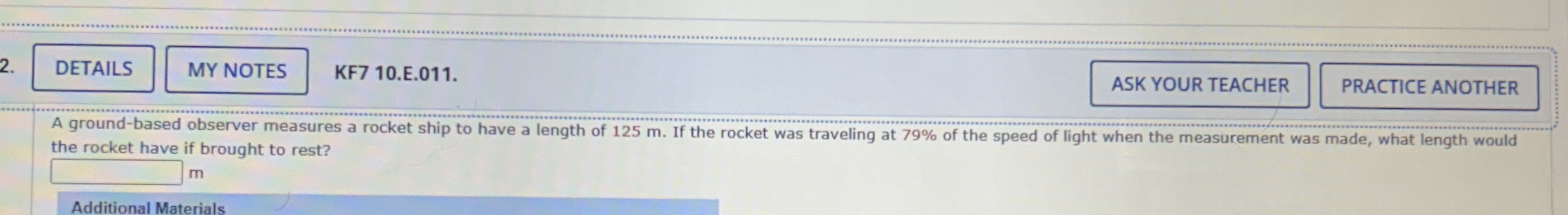 Solved KF7 10.E.011.A ground-based observer measures a | Chegg.com