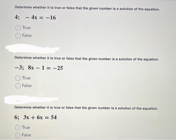Solved Determine whether it is true or false that the given | Chegg.com