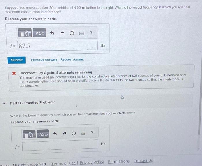 Solved Let's consider the interference between two | Chegg.com