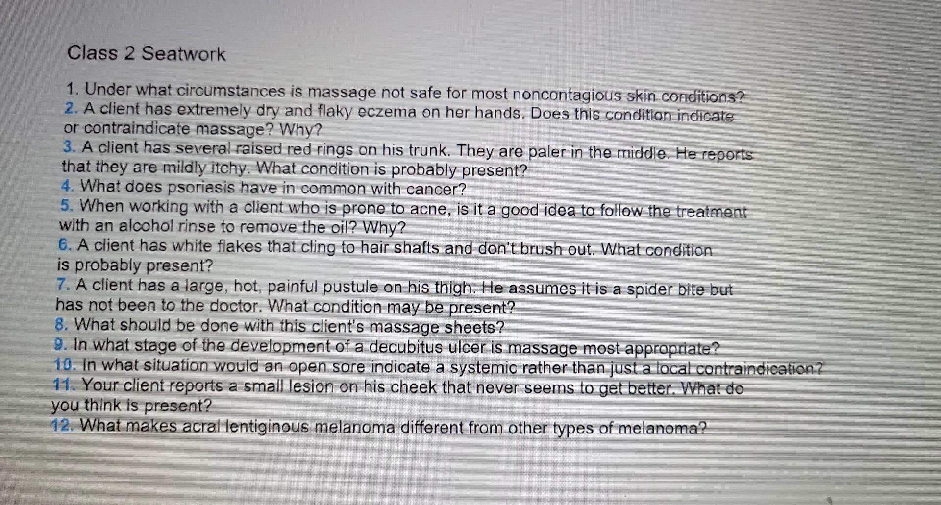 Solved Class 2 Seatwork 1. Under what circumstances is | Chegg.com