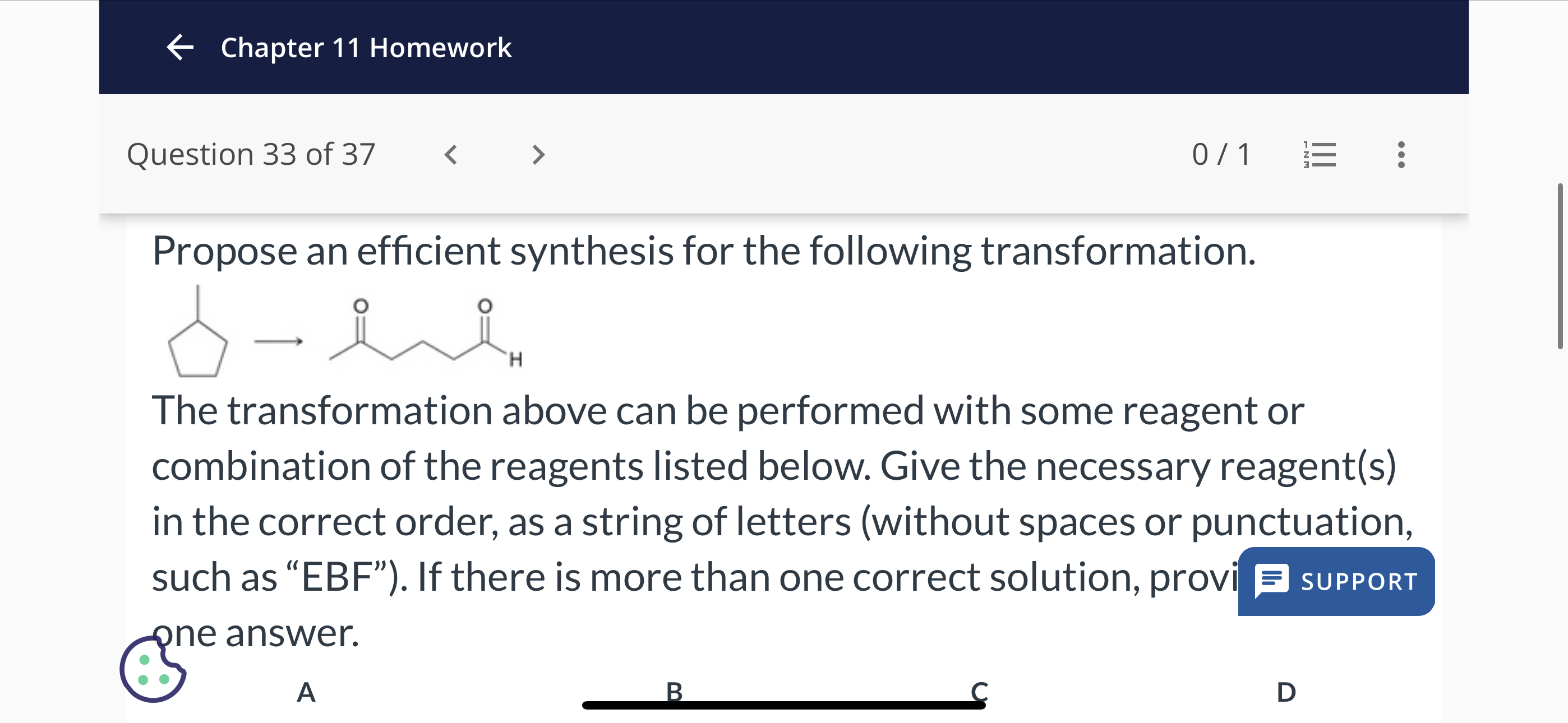 Solved Propose an efficient synthesis for the following | Chegg.com
