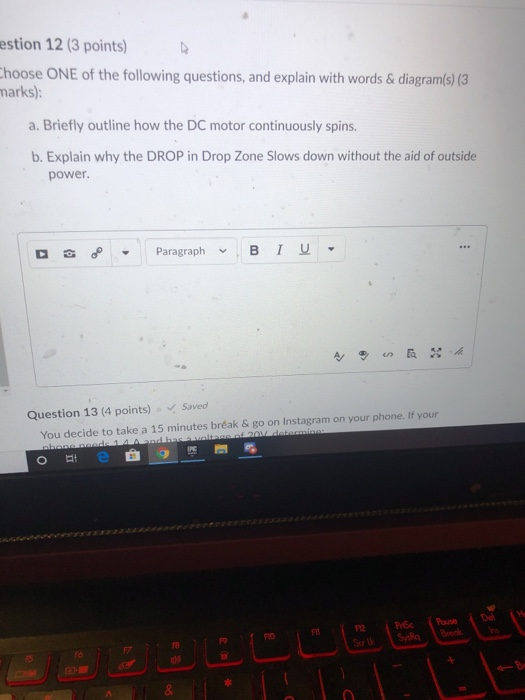Solved estion 12 (3 points) Choose ONE of the following | Chegg.com Solved estion 12 (3 points) Choose ONE of the following | Chegg.com