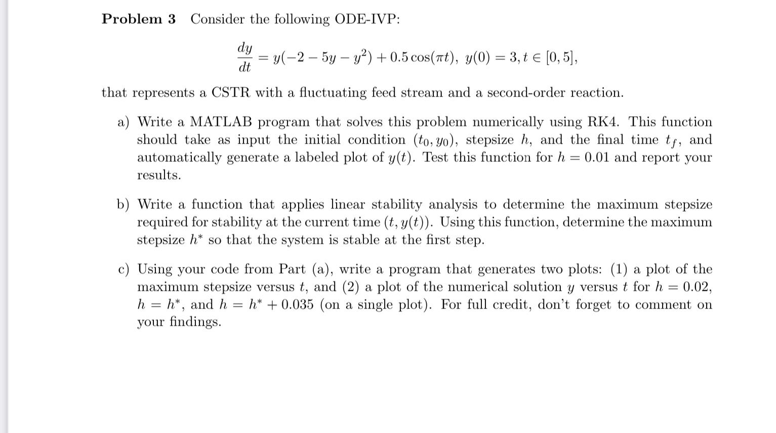 Solved Consider the following | Chegg.com