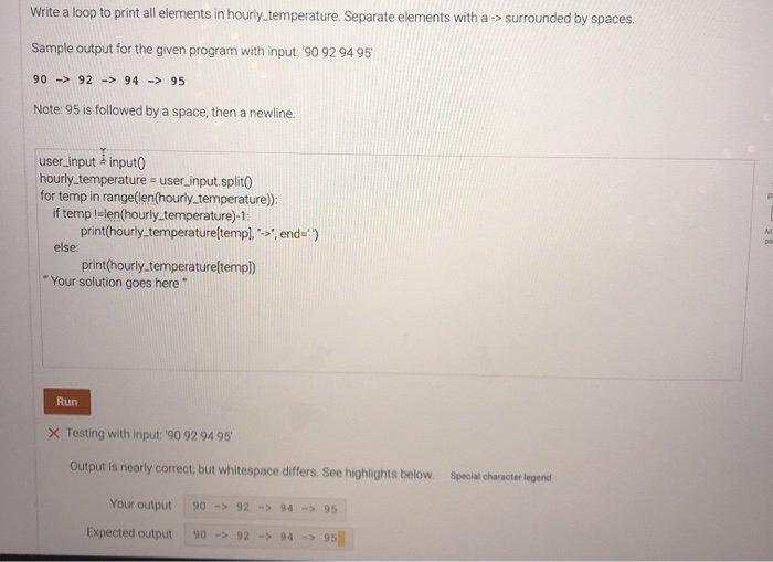Solved Write a loop to print all elements in hourly | Chegg.com Solved Write a loop to print all elements in hourly | Chegg.com