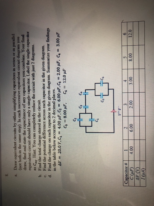 Solved a. Draw equivalent circuits by either simplifying | Chegg.com