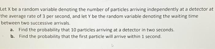 Solved et X be a random variable denoting the number of | Chegg.com