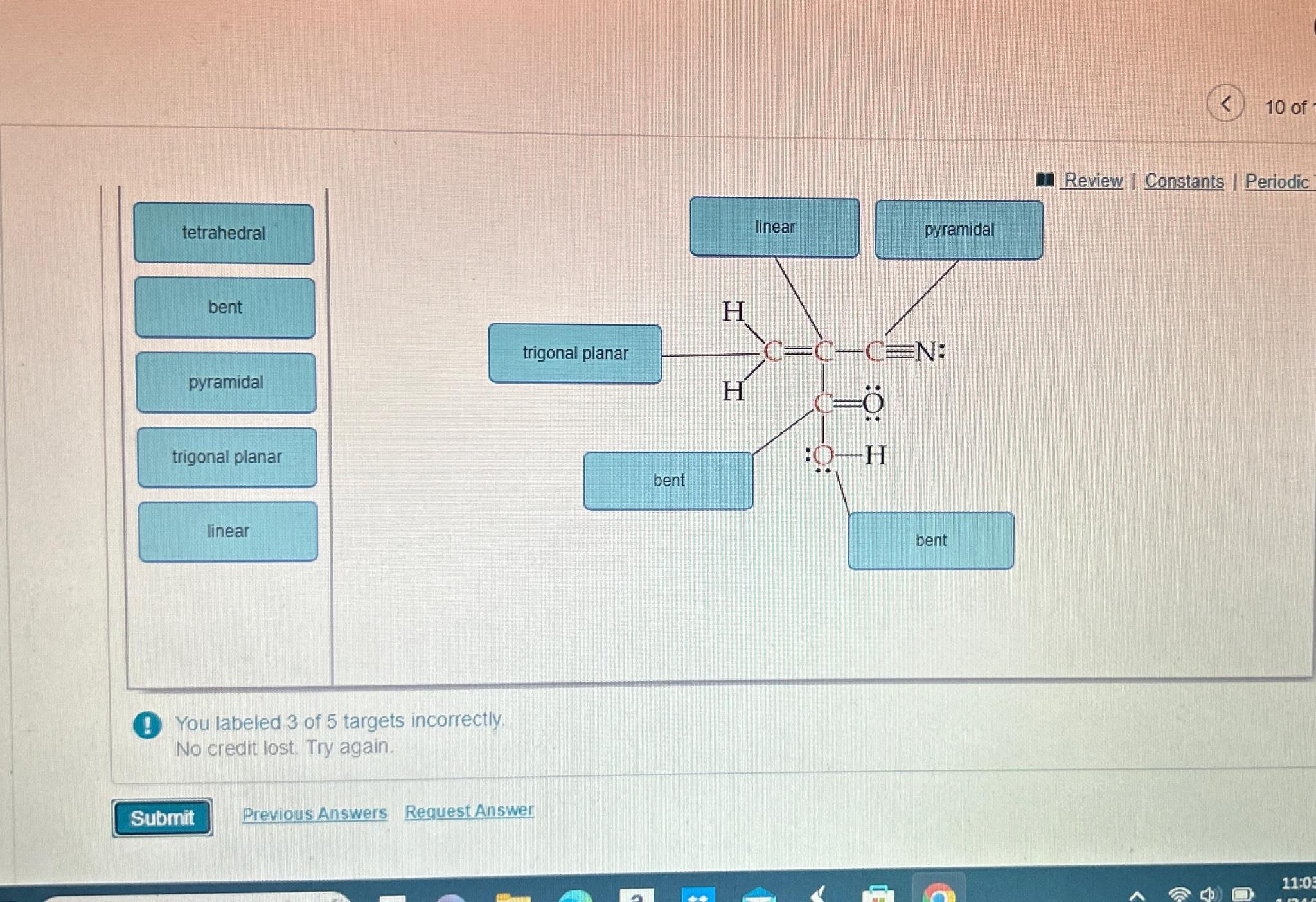 Solved You labeled 3 ﻿of 5 ﻿targets incorrectly. No credit | Chegg.com