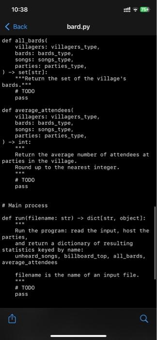 Solved Read Everthing Carefully and Language is Python | Chegg.com