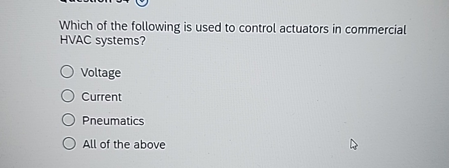 Solved Which of the following is used to control actuators | Chegg.com