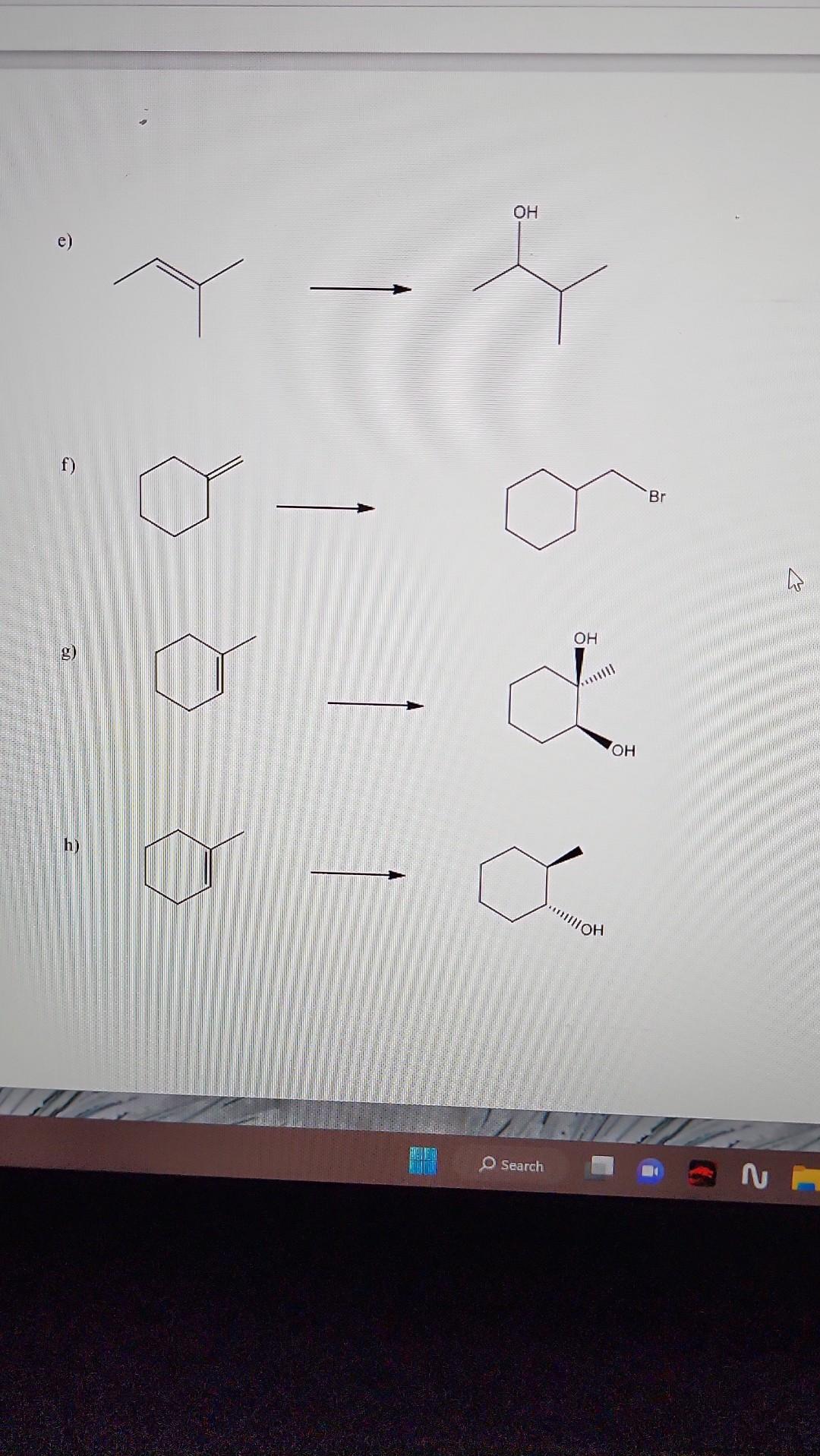 Solved 3. Select the best reagent to carry out the following | Chegg.com