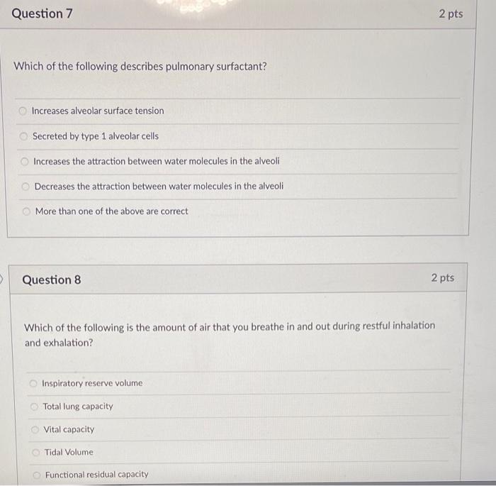 Solved Which of the following describes pulmonary | Chegg.com