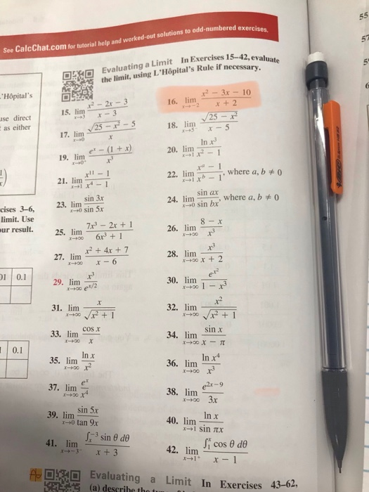 Solved Evaluating a Limit In Exercises 15-42, evaluate the | Chegg.com