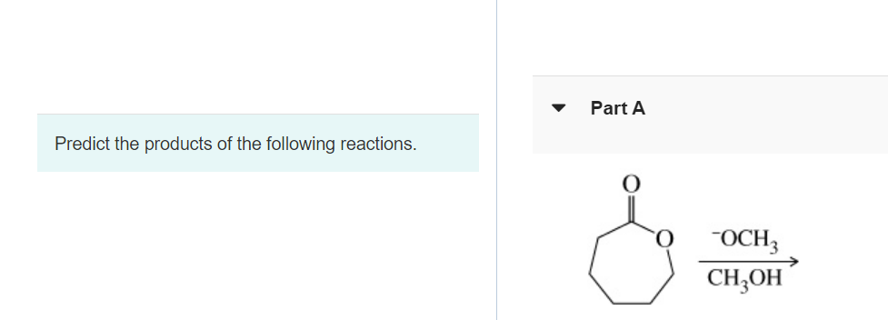Solved Predict the product of the following reaction: | Chegg.com