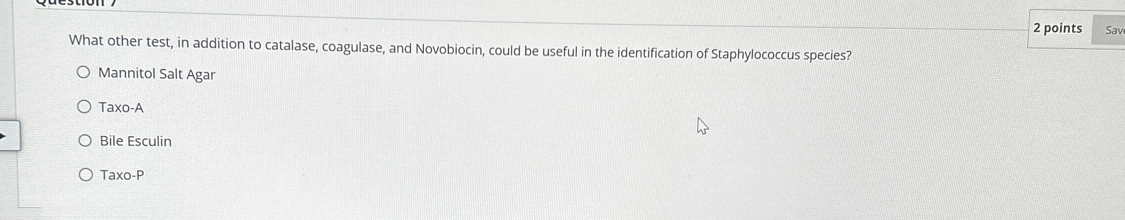 Solved What other test, in addition to catalase, coagulase, | Chegg.com