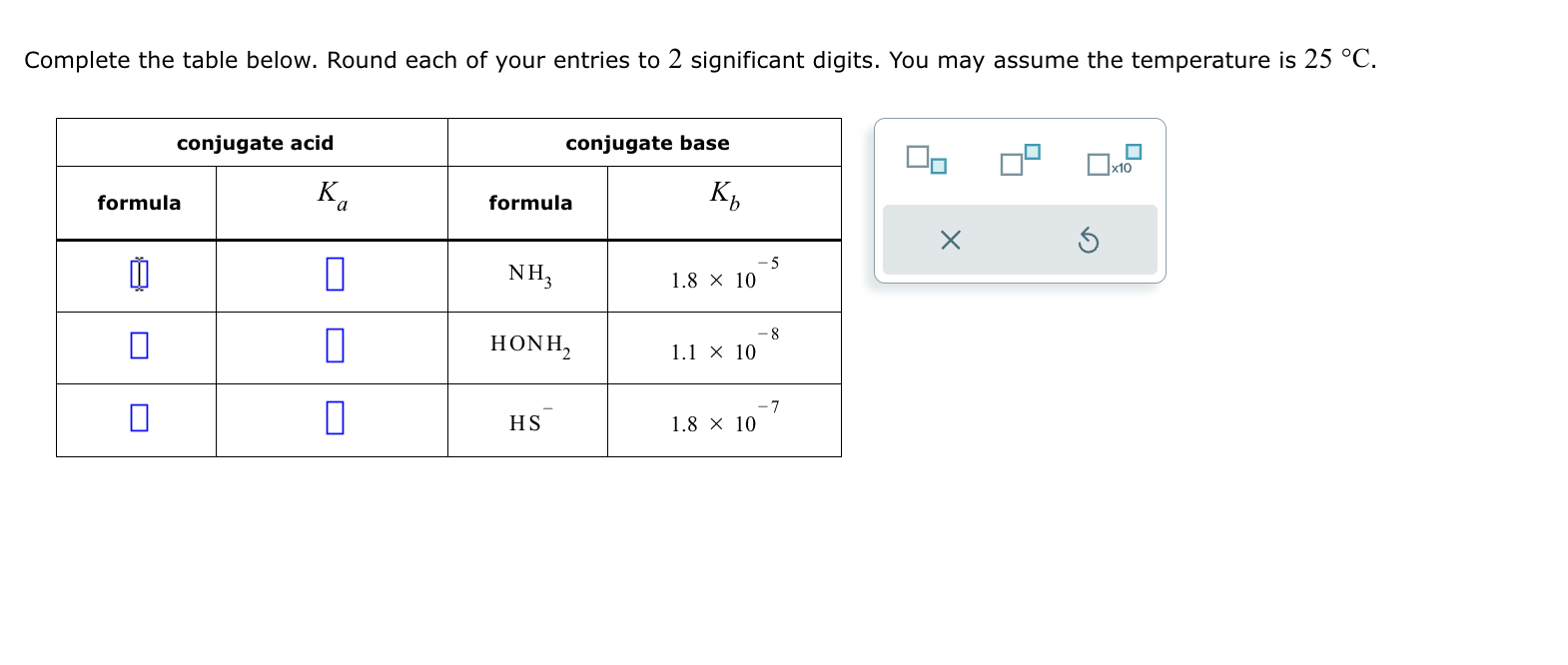 Solved Complete the table below. Round each of your entries | Chegg.com