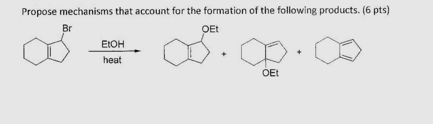 Solved Propose mechanisms that account for the formation of | Chegg.com
