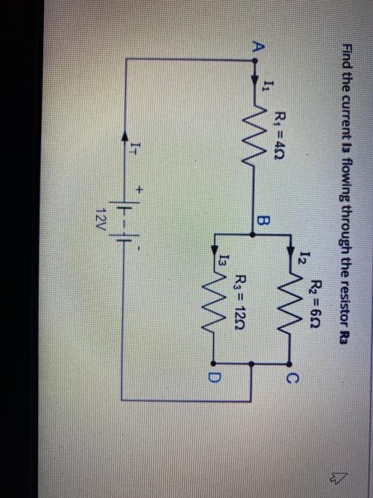Solved Find the current is flowing through the resistor R3 | Chegg.com