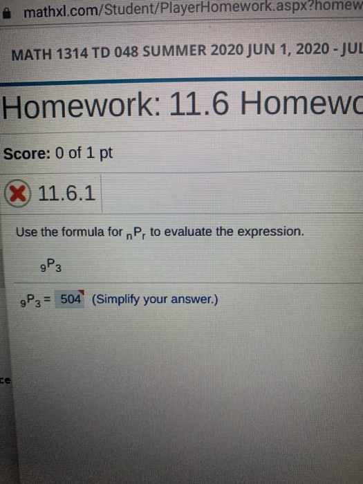 Solved mathxl.com/Student/PlayerHomework.aspx?homew MATH | Chegg.com