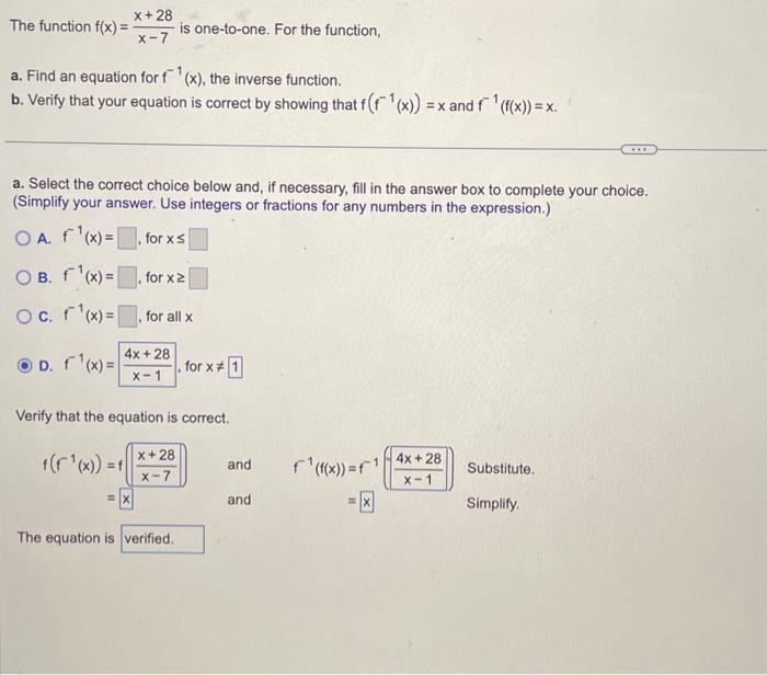 Solved 21) The function f(x) = a. Find an equation for f(x), | Chegg.com