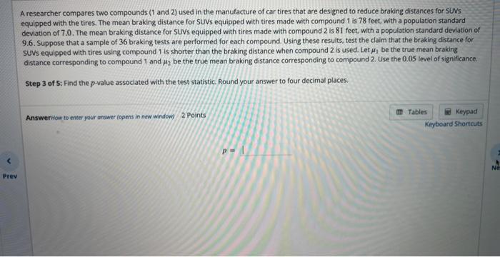 Solved A researcher compares two compounds ( 1 and 2) used | Chegg.com