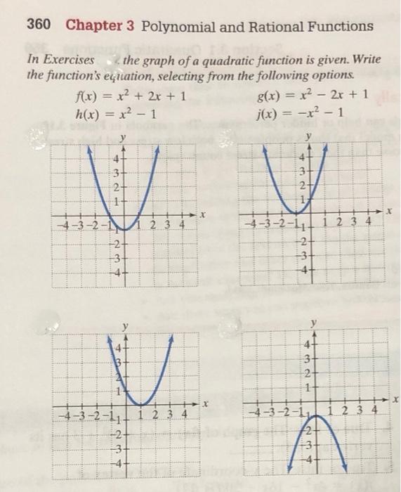 Solved 360 Chapter 3 Polynomial and Rational Functions In | Chegg.com